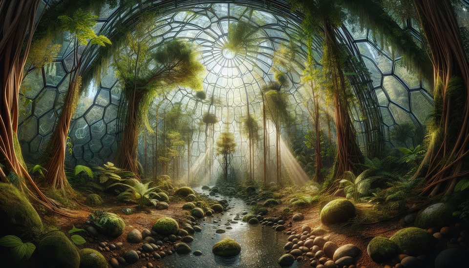 Download Biodome, Greenhouse, Ecosystem. Royalty-Free Stock ...