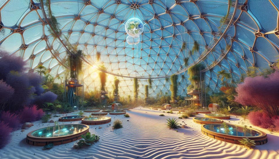 Download Biodome, Greenhouse, Ecosystem. Royalty-Free Stock ...