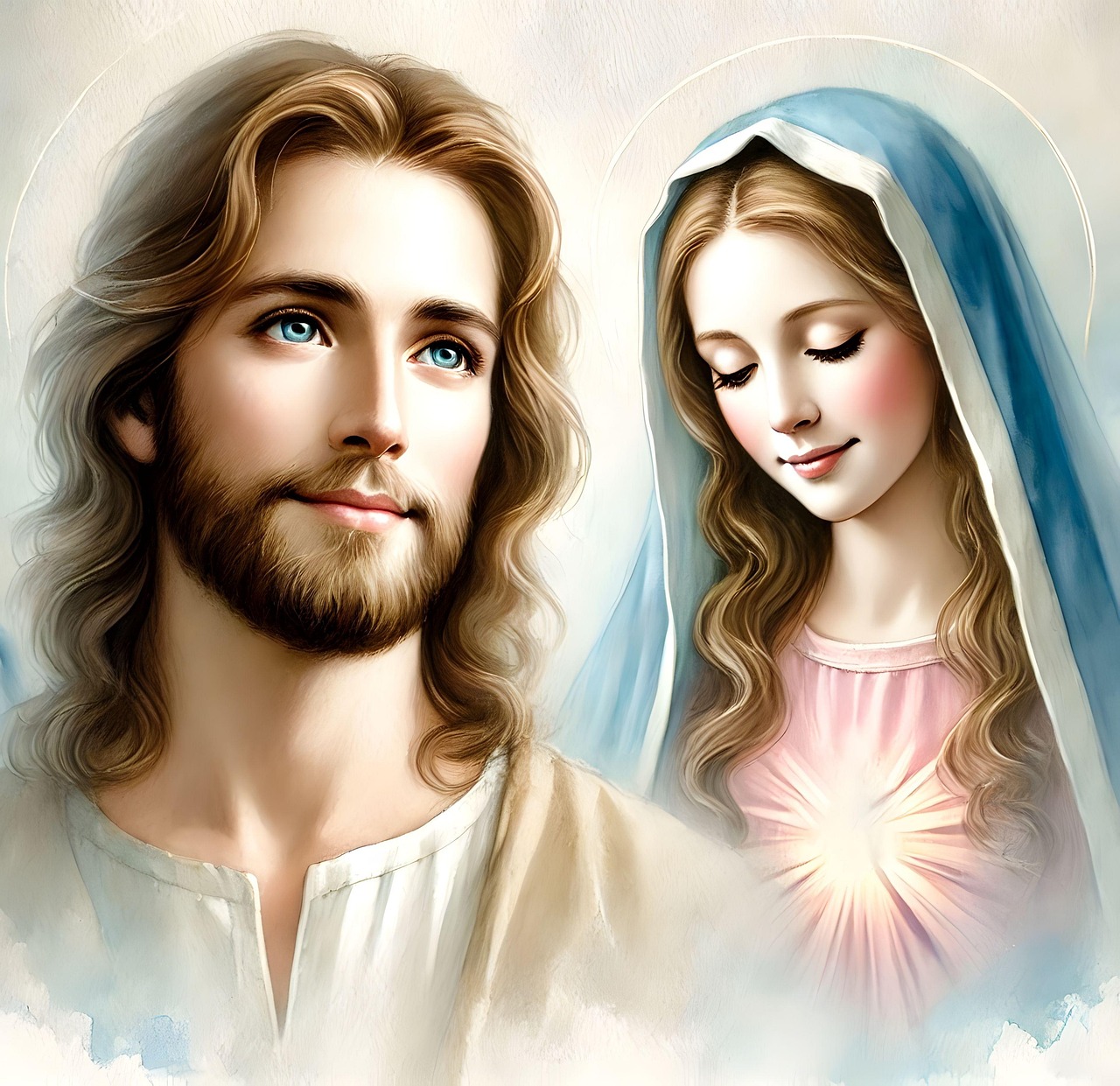Ai Generado Jesús Madre María - Imagen gratis en Pixabay - Pixabay