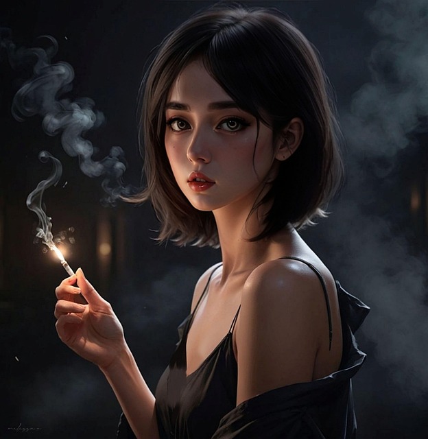 Download Women, Smoke, Portrait. Royalty-Free Stock Illustration Image ...