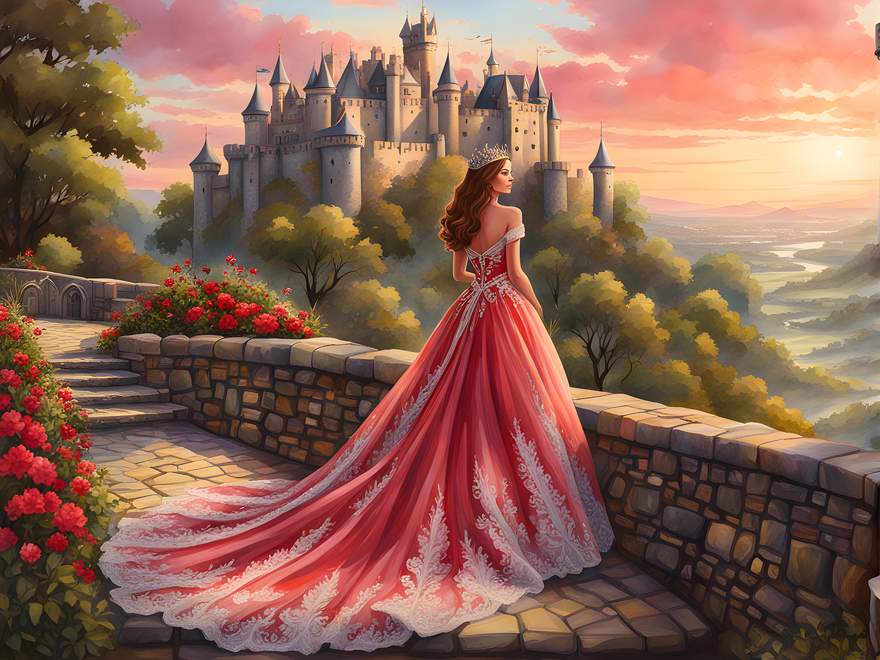 Download Castle, Bride, Ball. Royalty-Free Stock Illustration Image ...