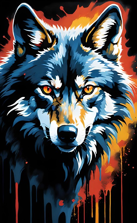 Download Wolves, Animal, Savage. Royalty-Free Stock Illustration Image ...