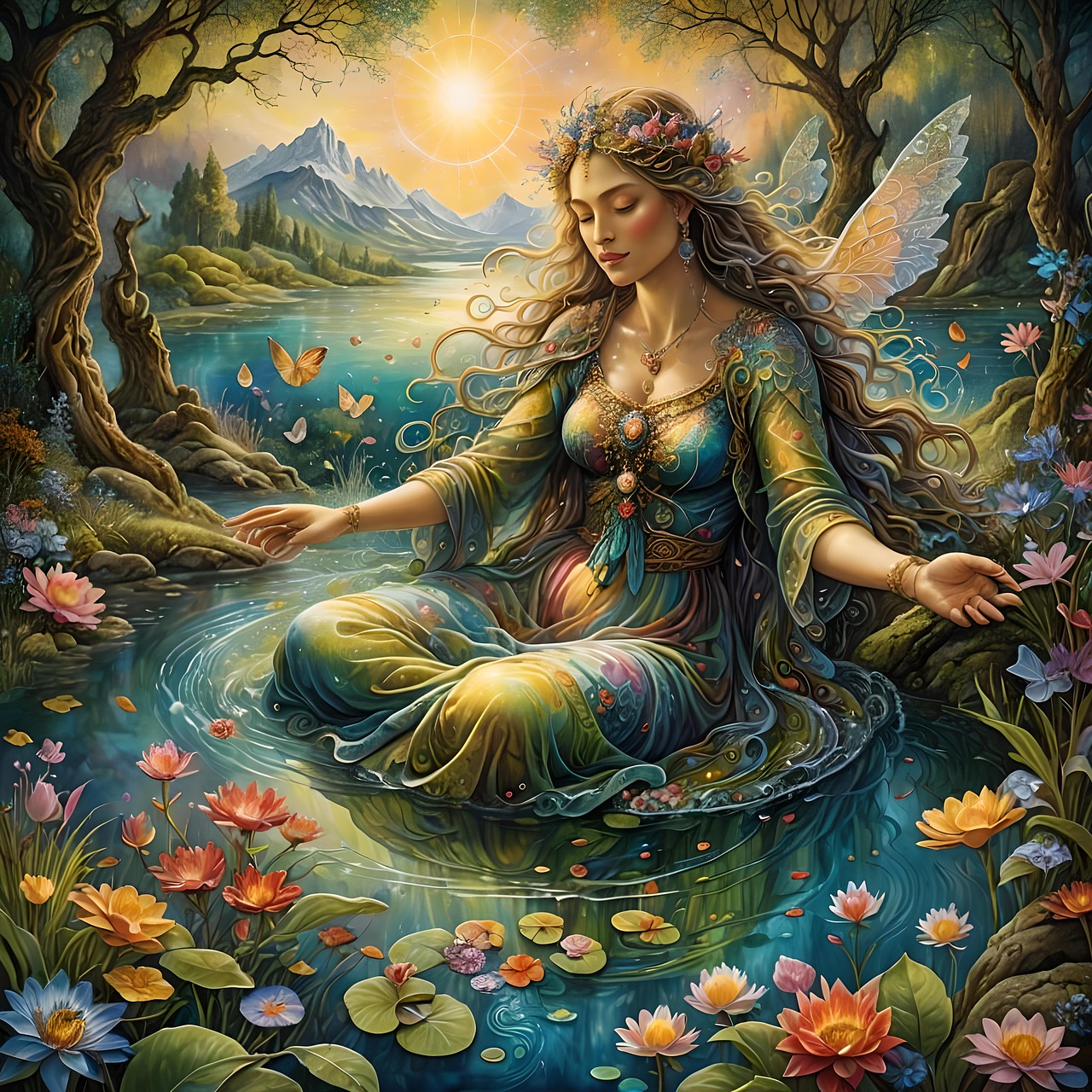 Download Pixie Fairytale Nature Royalty Free Stock Illustration
