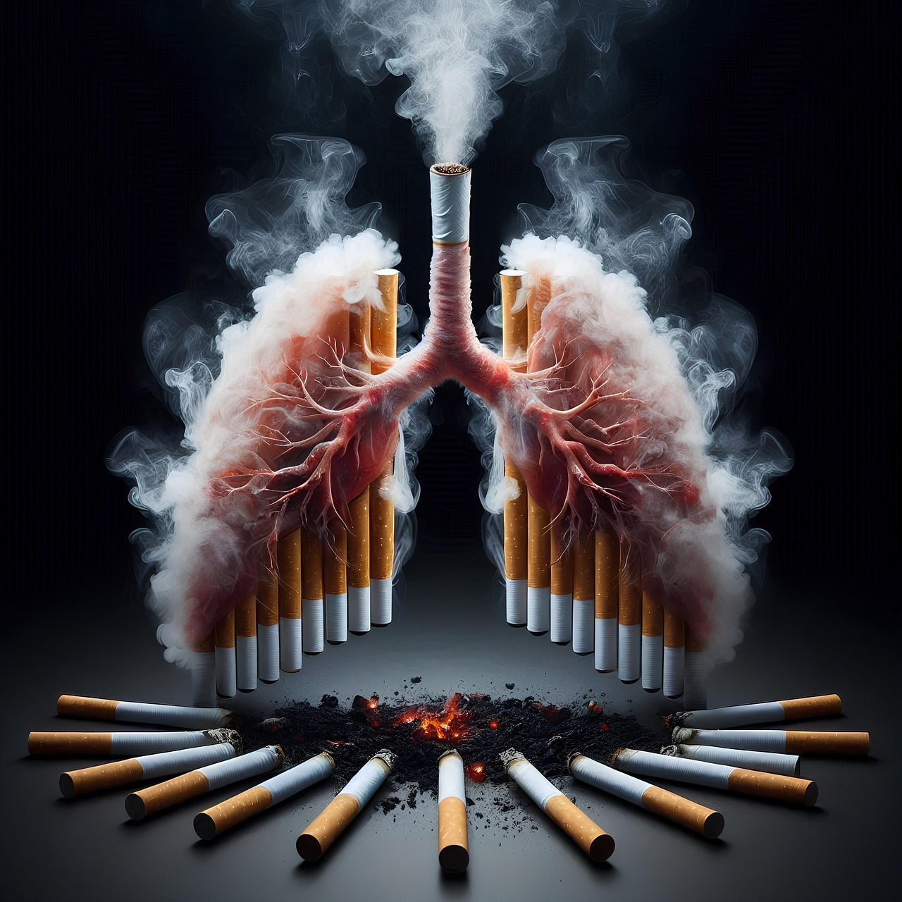 Download Smoke, Cigarette, Tobacco. Royalty-Free Stock Illustration ...