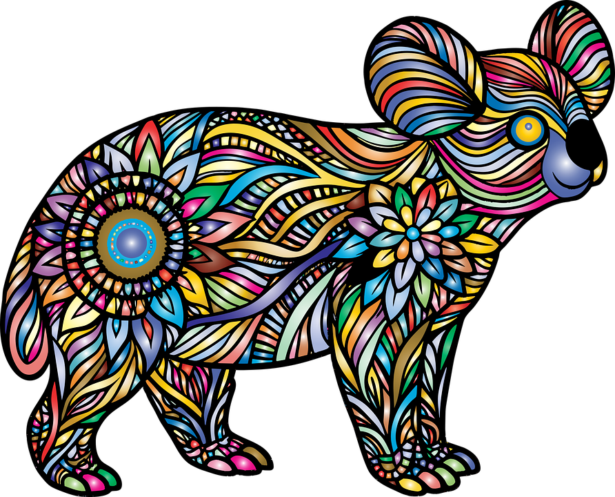 Download Koala, Rainbow, Marsupial. Royalty-Free Vector Graphic - Pixabay