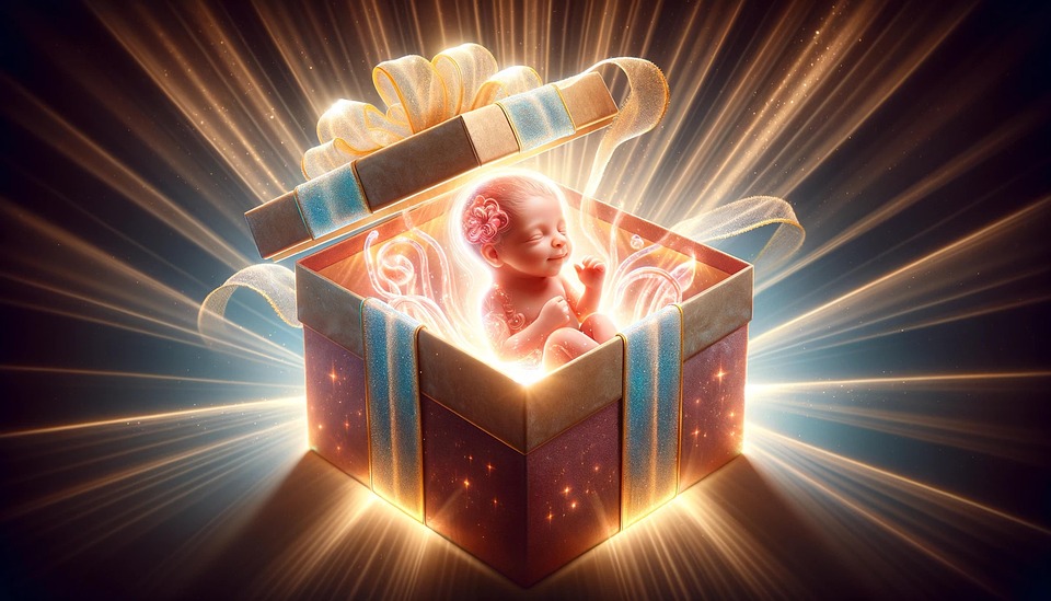 Download Newborn, Light, Generated By Ai. Royalty-Free Stock ...