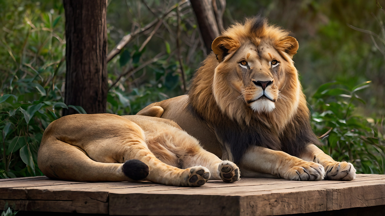 Download Animal Pictures, Lion, Lying Down. Royalty-Free Stock ...
