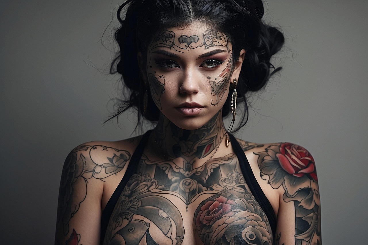 Mujer Rostro Tatuaje - Imagen gratis en Pixabay