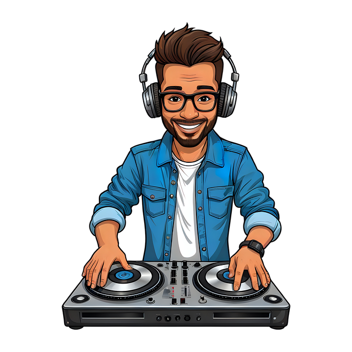 Download Disc, Jockey, Musician. Royalty-Free Stock Illustration Image ...