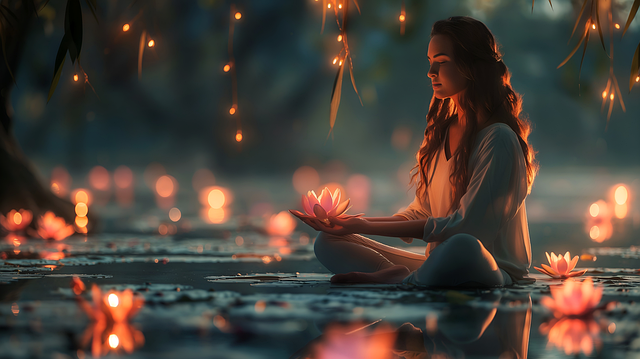 Download Woman, Portrait, Meditation. Royalty-Free Stock Illustration ...