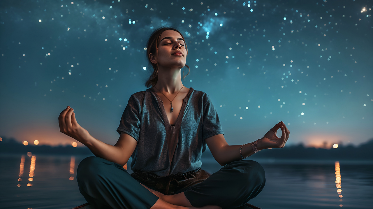 Download Woman, Portrait, Meditation. Royalty-Free Stock Illustration ...