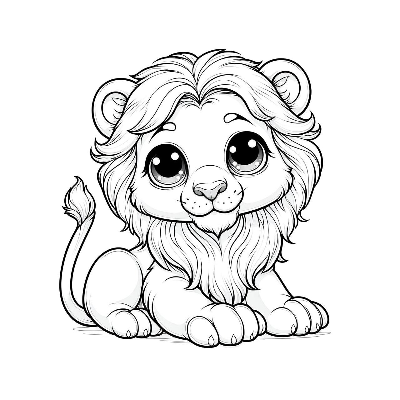 Dibujos Para Colorear León Dibujo - Imagen gratis en Pixabay - Pixabay