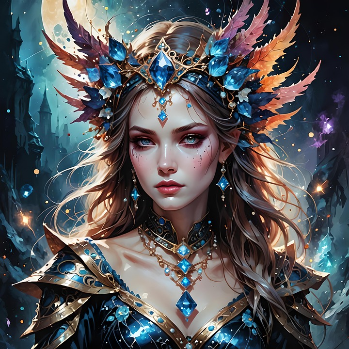 Download Sorceress, Fantasy, Magic. Royalty-Free Stock Illustration ...