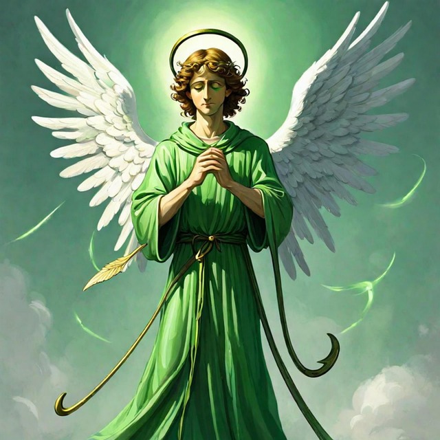 Angeles Angel Verde Arcangel - Free photo on Pixabay