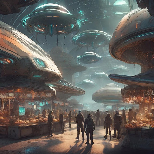 Extraterrestre Marché Futuriste - Image gratuite sur Pixabay