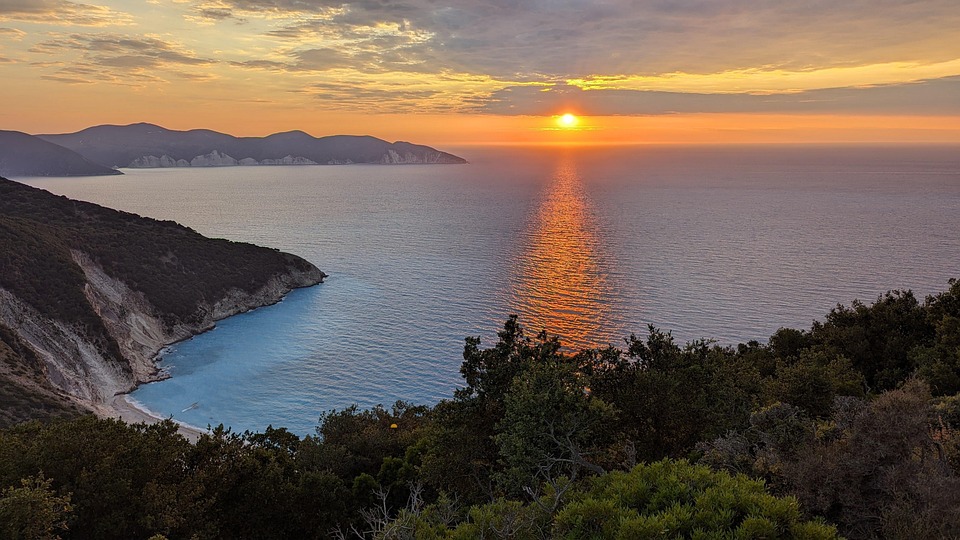 Sunset Greece Cephalonia On - Free photo on Pixabay