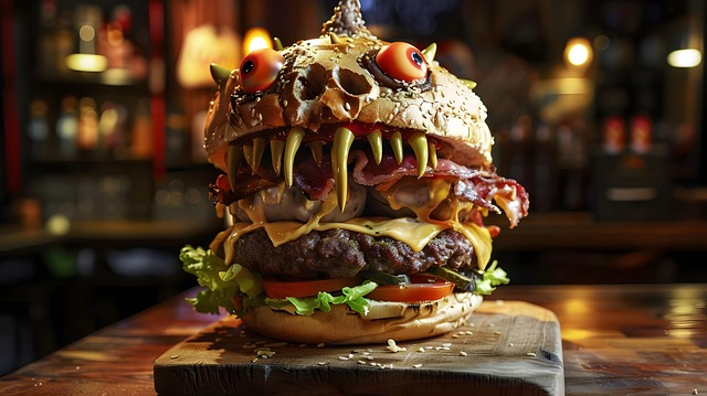 Download Ai Generated, Burger, Monster. Royalty-Free Stock Illustration ...