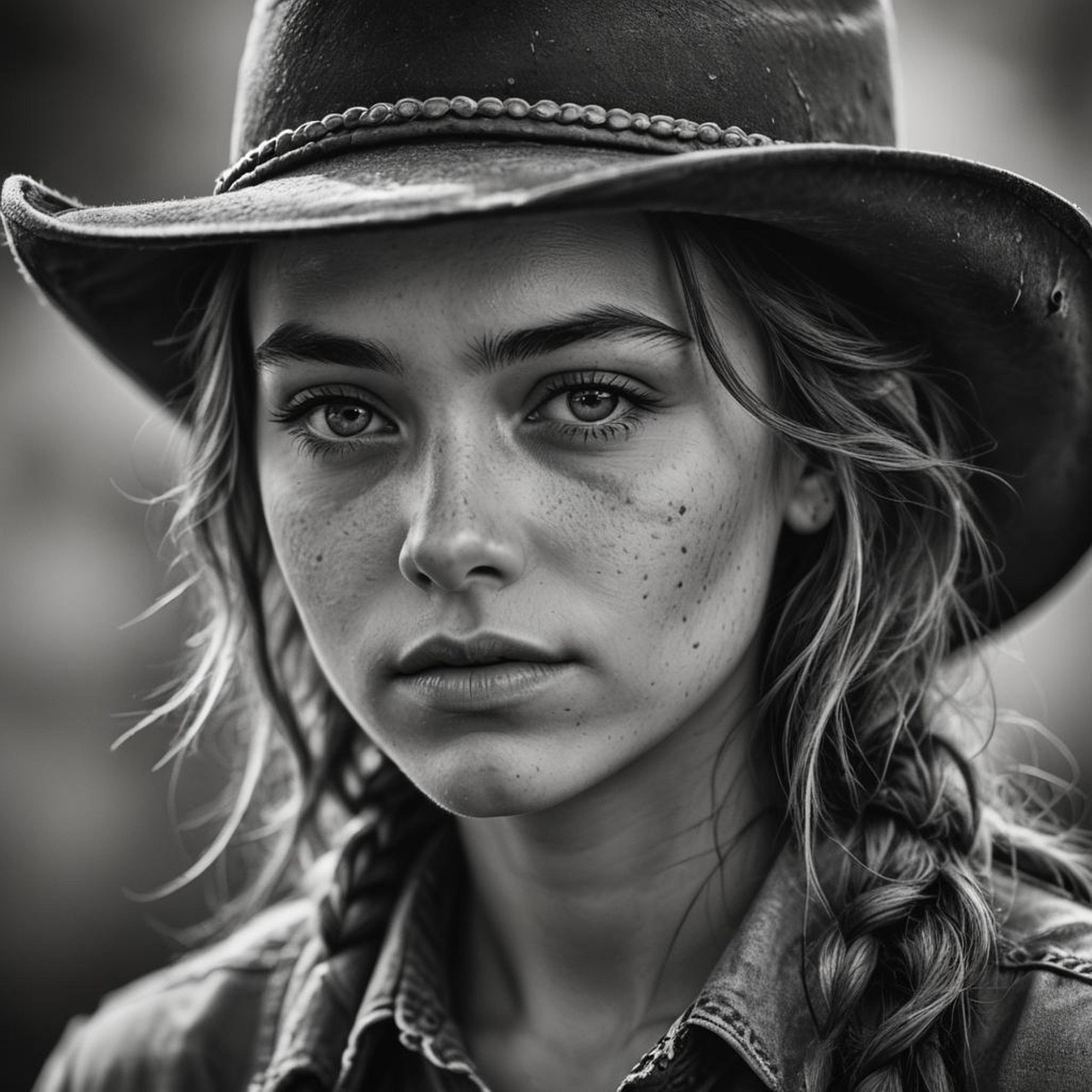 Download Ai Generated Woman Cowgirl Royalty Free Stock Illustration
