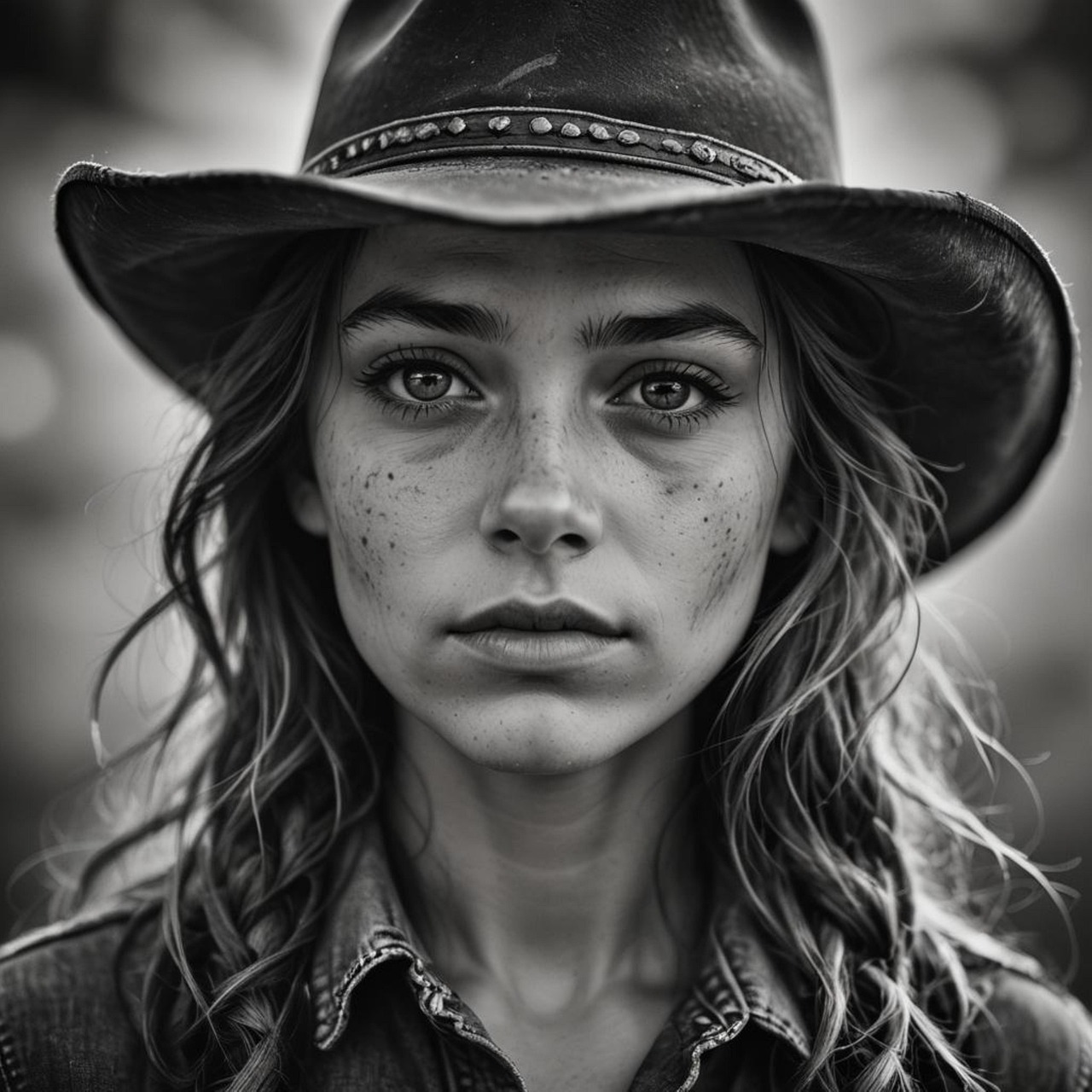 Download Ai Generated Woman Cowgirl Royalty Free Stock Illustration
