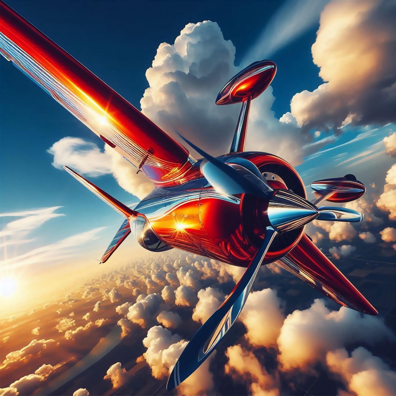 Download Ai Generated, Planes, Flying. Royalty-Free Stock Illustration ...