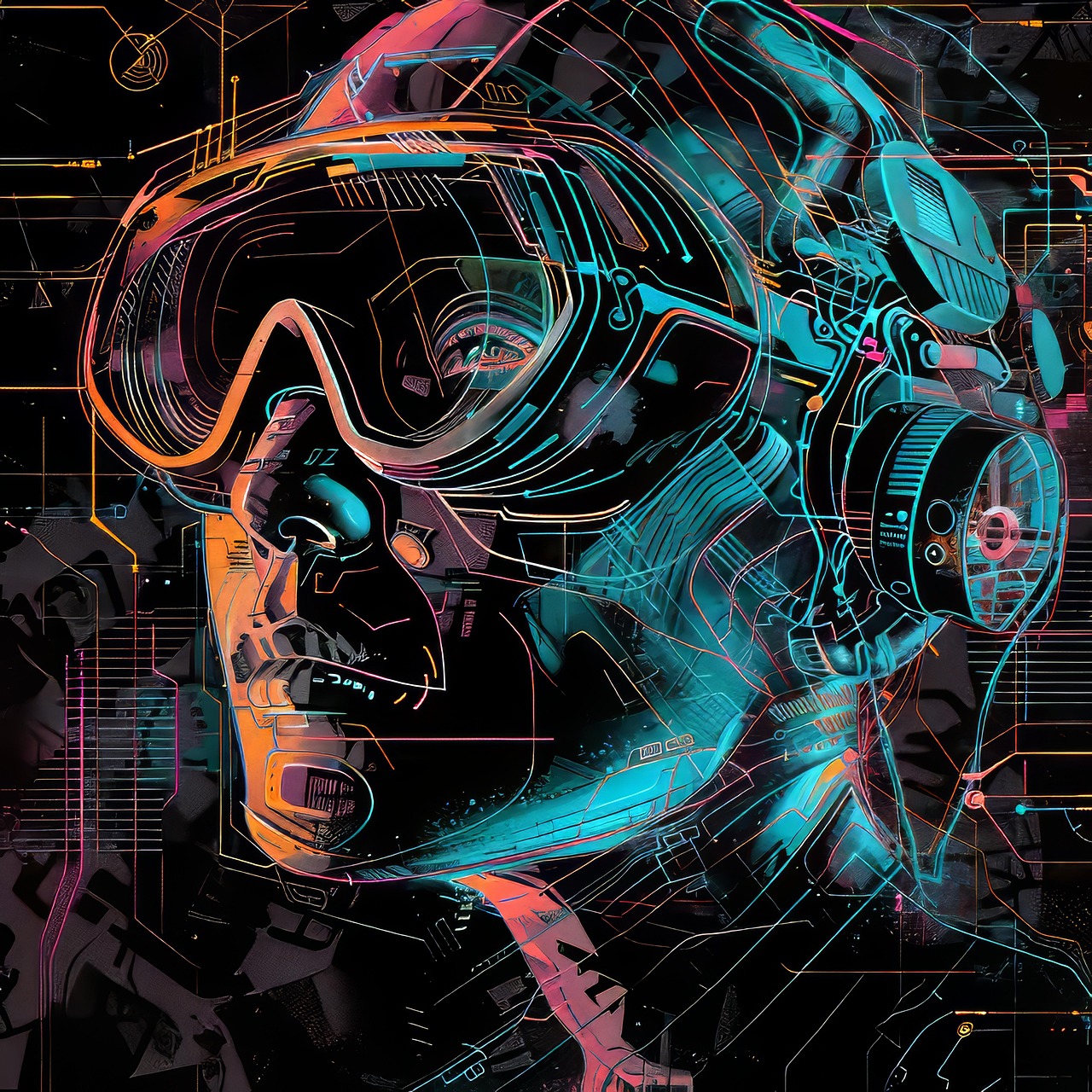 Download Ai Generated, Cyborg, Technology. Royalty-Free Stock ...