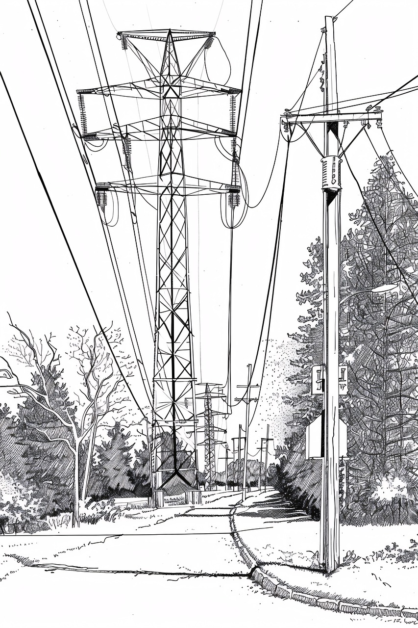 Download Power, Electricity, Transmission. Royalty-Free Stock ...