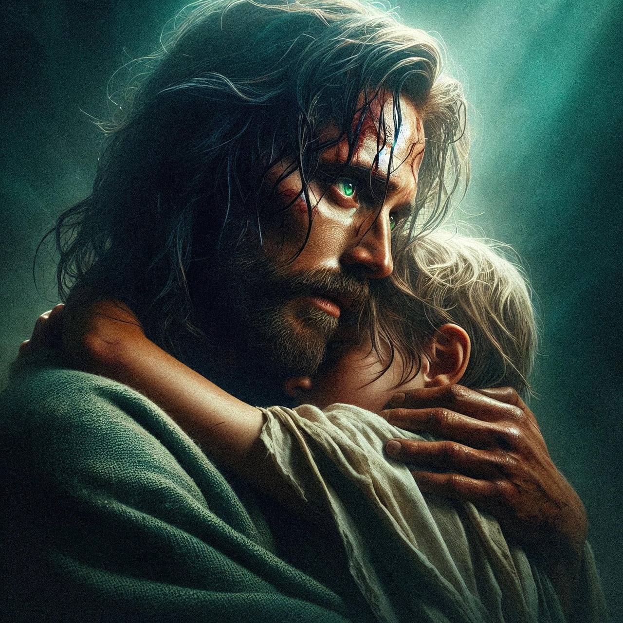 Download Ai Generate, Jesus, Child. Royalty-Free Stock Illustration ...