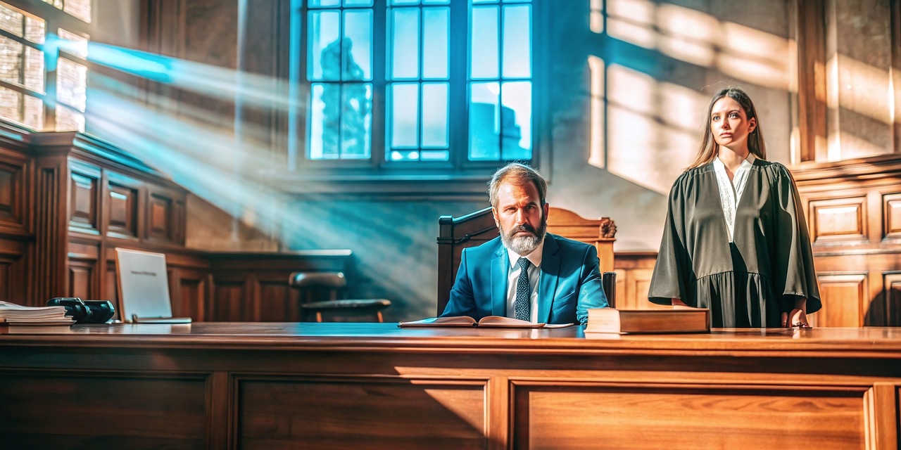 Download Ai Generated, Courtroom, Judge. Royalty-Free Stock ...