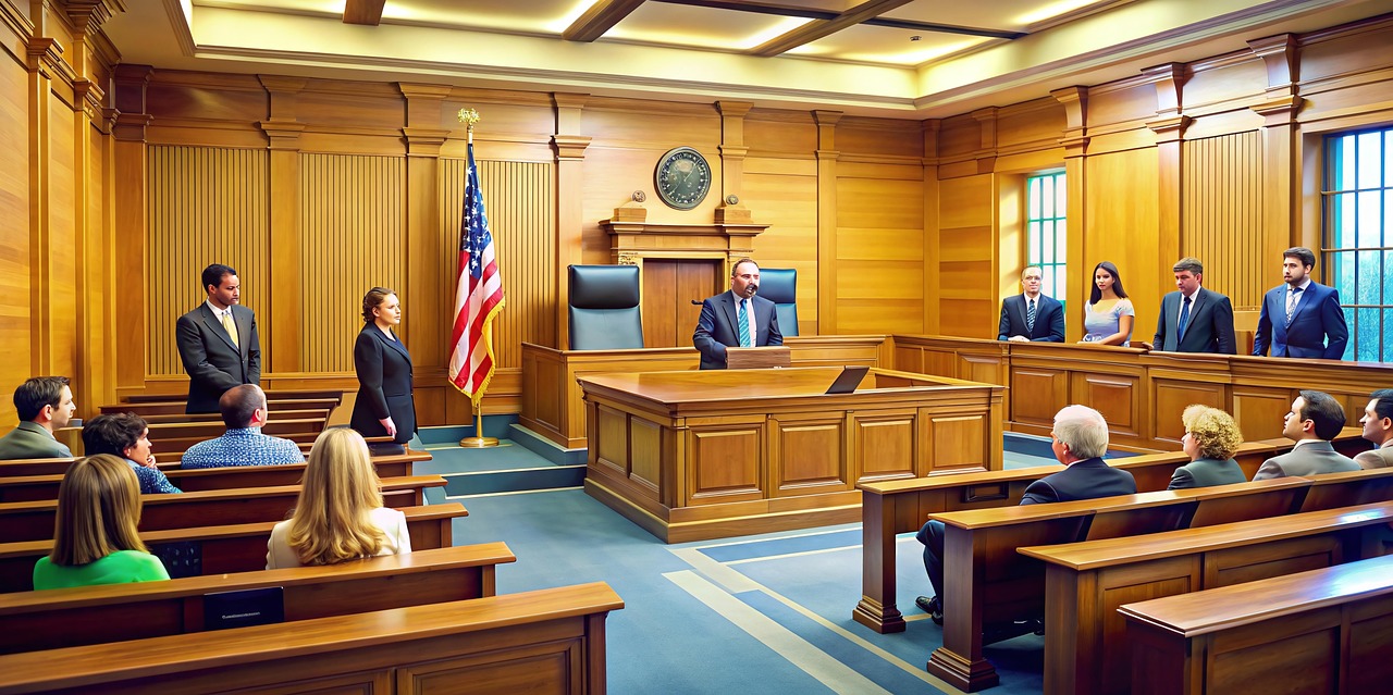 Download Courtroom, Judge, Attorney. Royalty-Free Stock Illustration ...