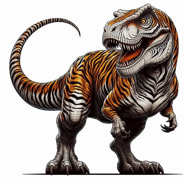 Download Ai Generated, T Rex, Tiger. Royalty-Free Stock Illustration ...