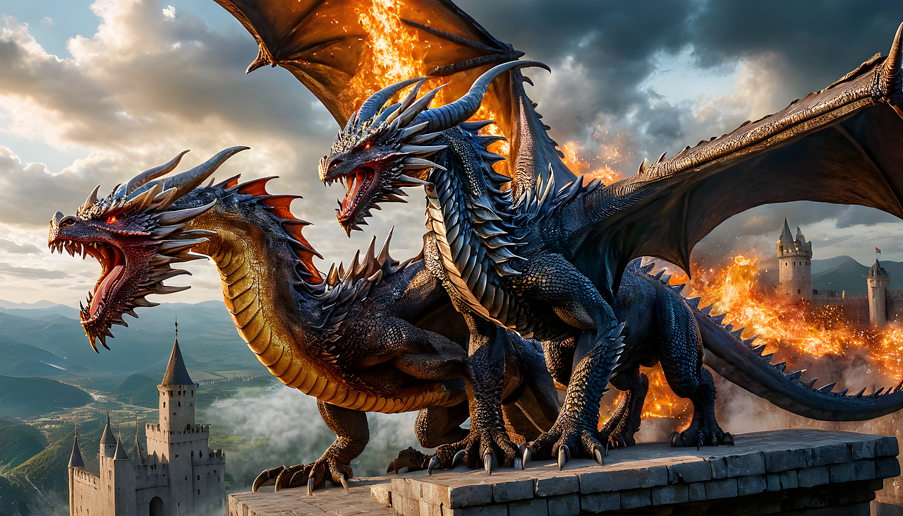 Download Ai Generated, Dragons, Dinosaurs. Royalty-Free Stock ...