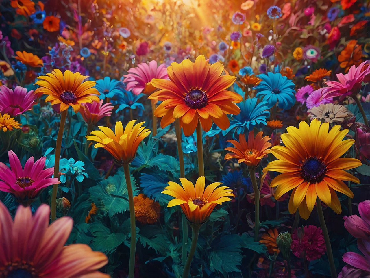 Download Ai Generated, Flowers, Bloom. Royalty-Free Stock Illustration ...
