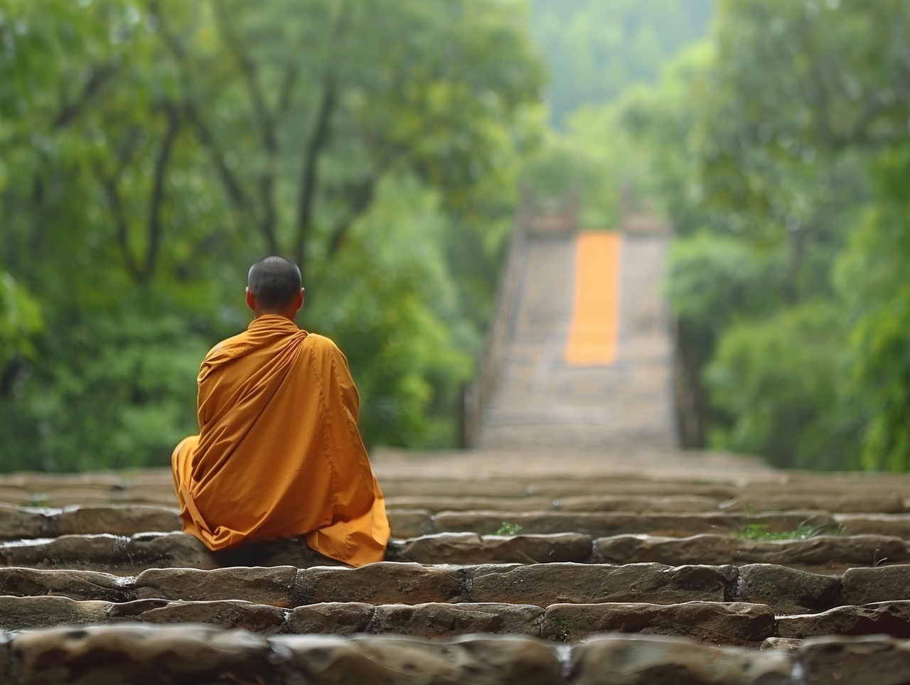 Download Ai Generated, Man, Monk. Royalty-Free Stock Illustration Image ...