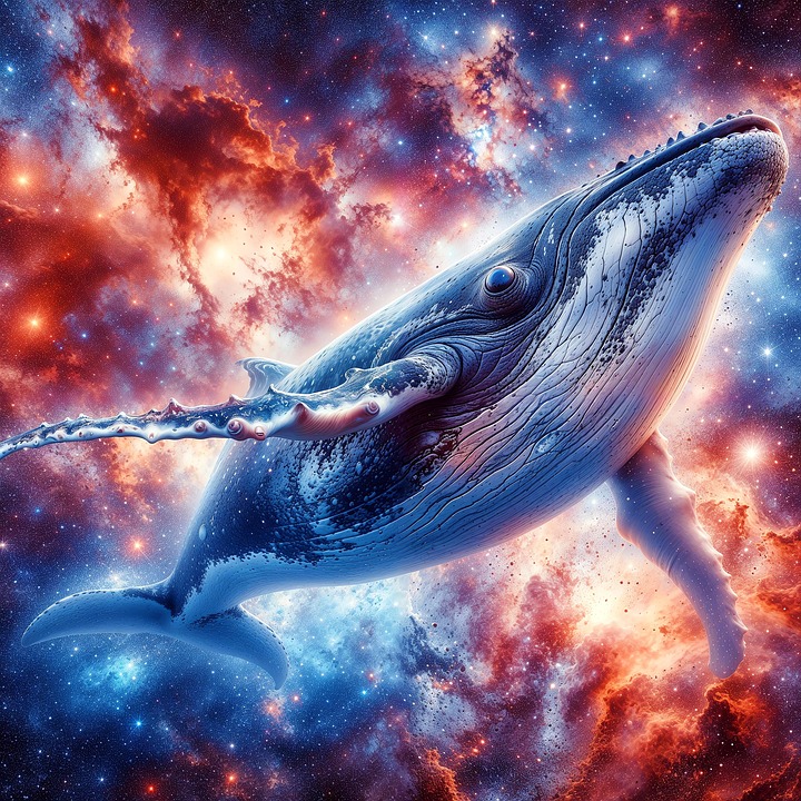 Download Humpback Whale, Whale, Cosmos. Royalty-Free Stock Illustration ...