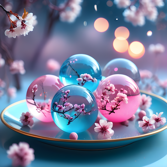Download Ai Generated, Balls, Cherry Blossoms. Royalty-Free Stock Illustration Image - Pixabay