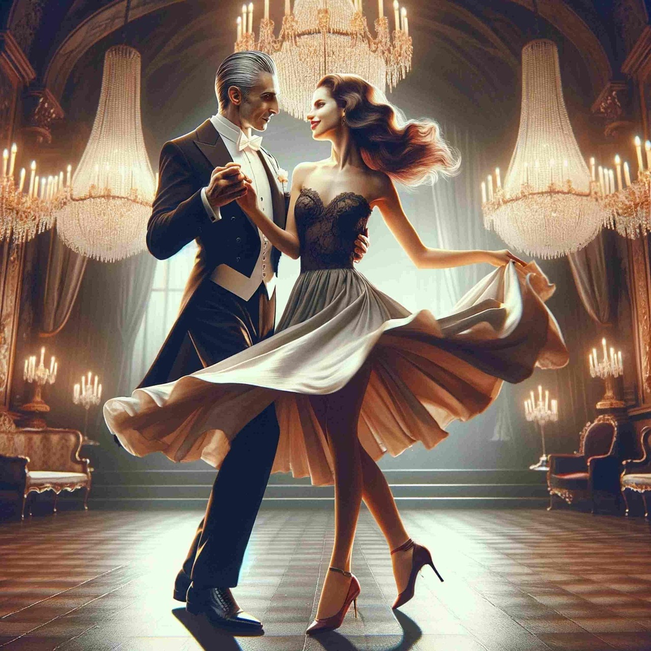 Download Ai Generated, Couple, Dance. Royalty-Free Stock Illustration Image - Pixabay