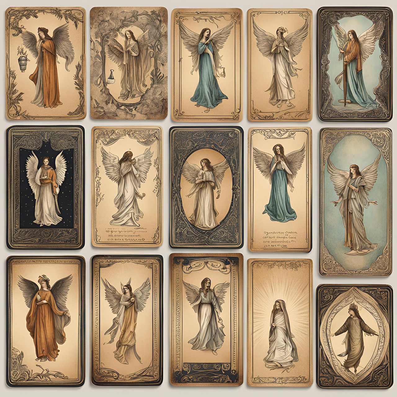 Download Angels, Angel Cards, Divine Beings. Royalty-Free Stock ...