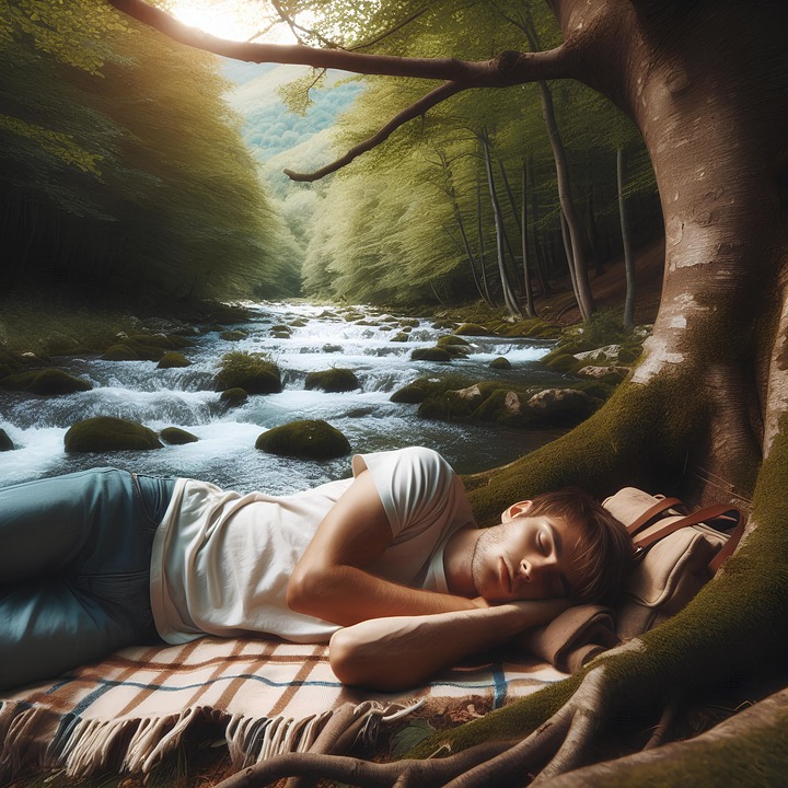 Download Sleep, Nature, Dream. Royalty-Free Stock Illustration Image ...