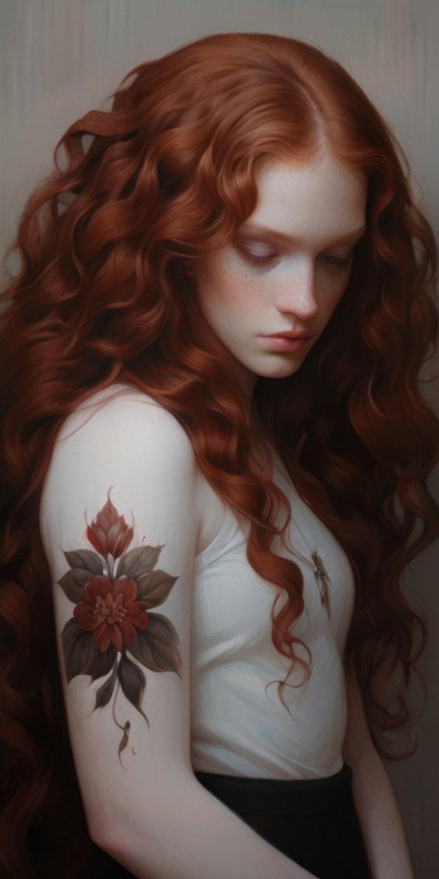 Download Red Hair Girl Portrait Royalty Free Stock Illustration Image Pixabay