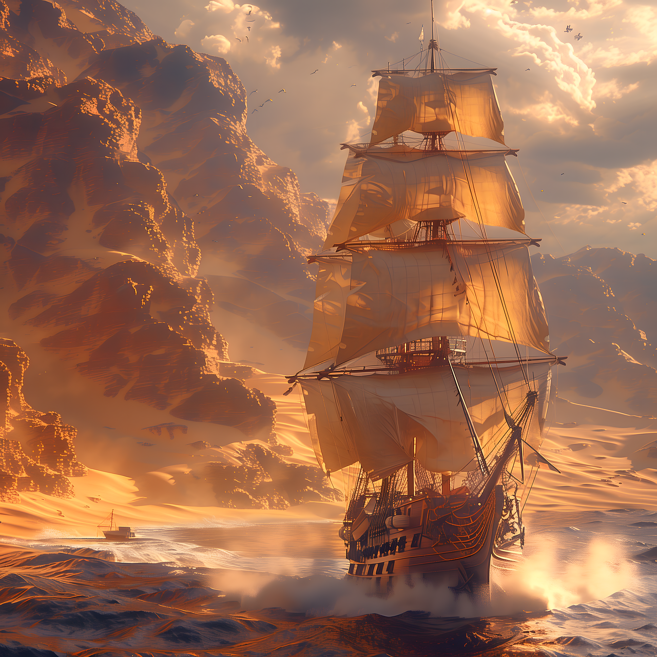 Download Galleon, Boat, Navigation. Royalty-Free Stock Illustration ...