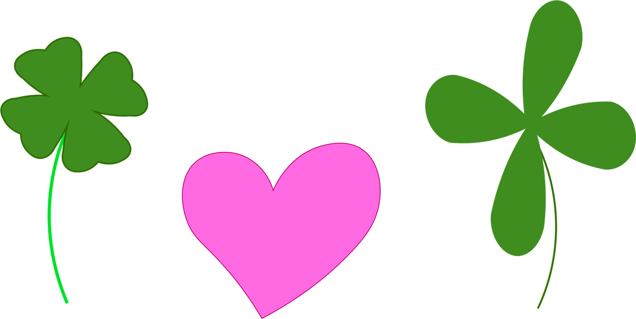 Download Clover, Heart, Shamrock. Royalty-Free Vector Graphic - Pixabay
