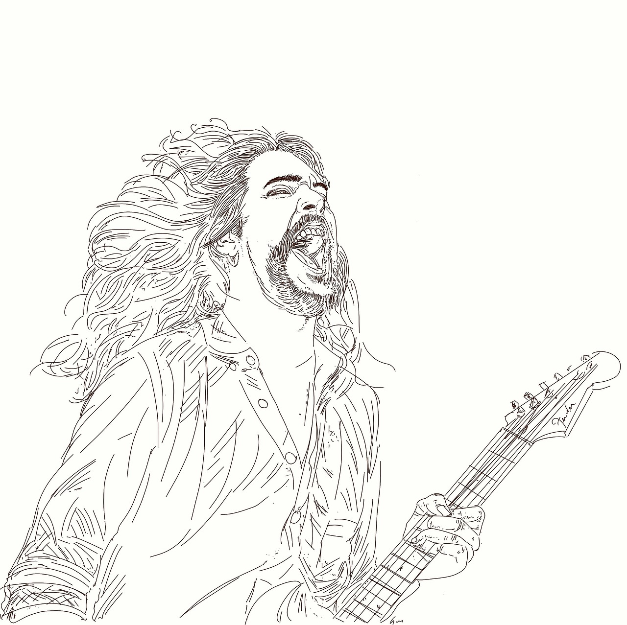 Download Musician Music Guitar Royalty Free Stock Illustration Image