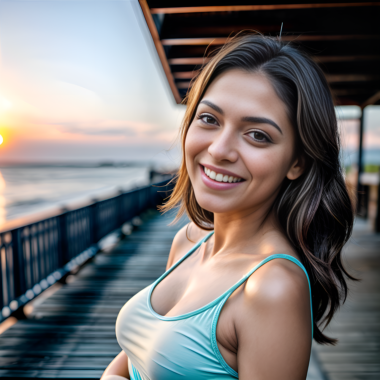Download Smile Beach Woman Royalty Free Stock Illustration Image