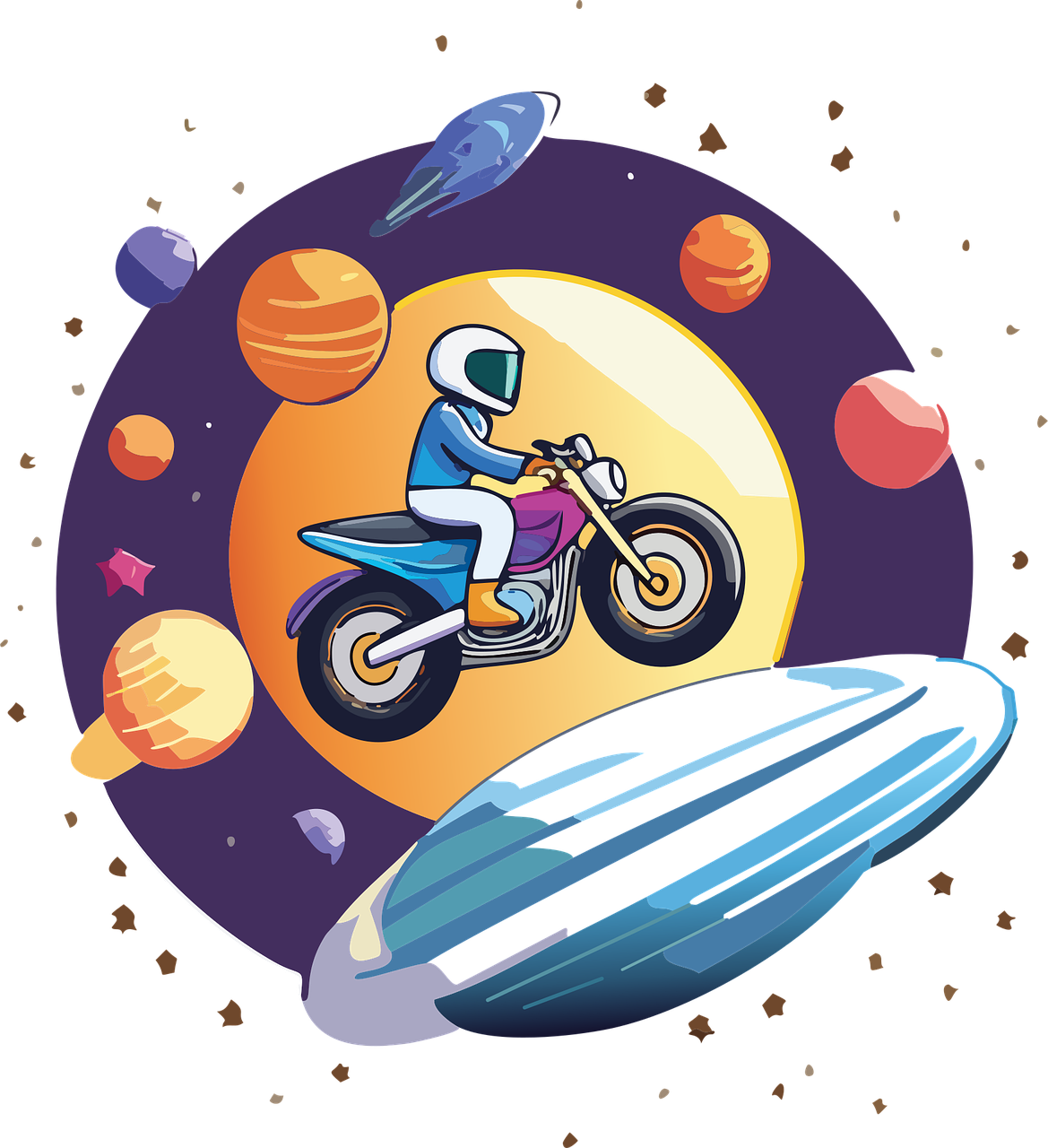 Sepeda Motor Kendaraan Mengangkut - Gambar vektor gratis di Pixabay ...
