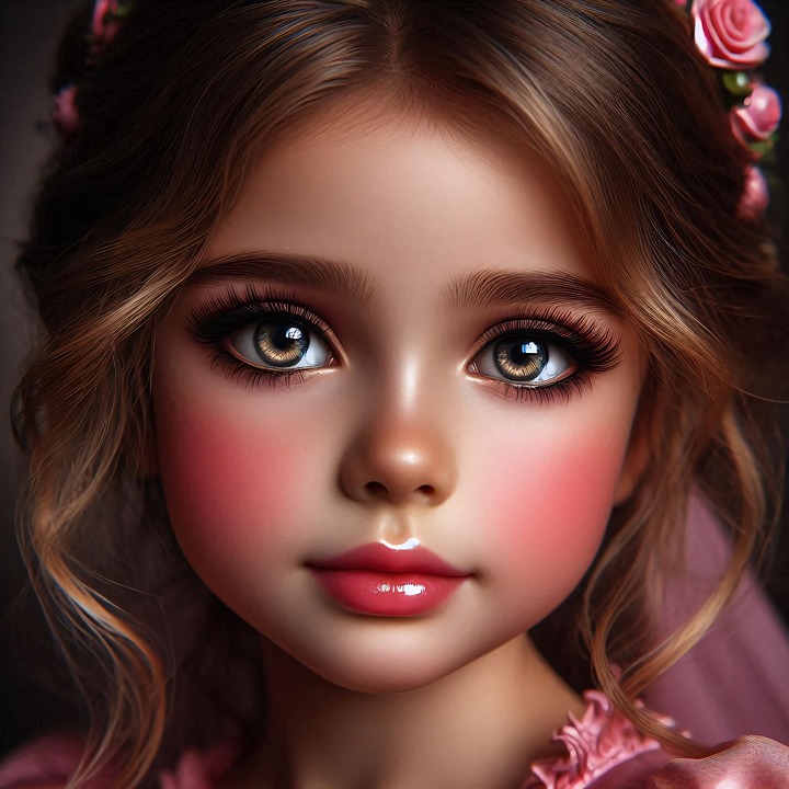 Download Little Girl, Model, Child. Royalty-Free Stock Illustration ...
