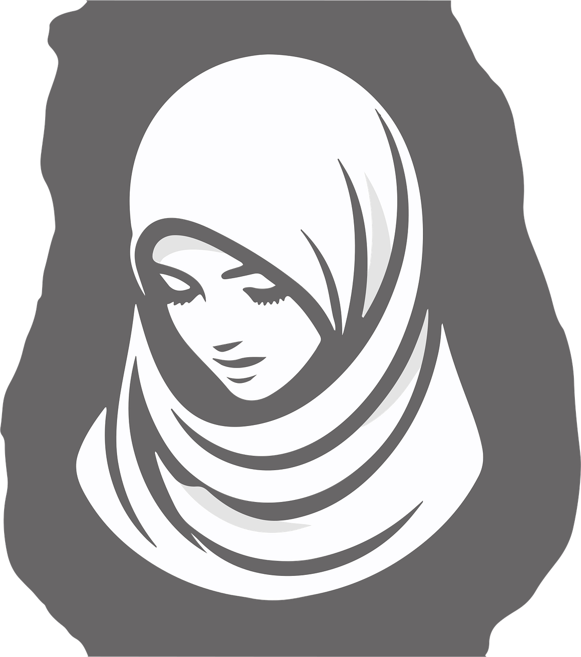 Download Woman, Model, Mosque. Royalty-Free Vector Graphic - Pixabay