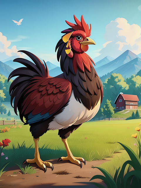 Download Ai Generated, Rooster, Chicken. Royalty-Free Stock ...