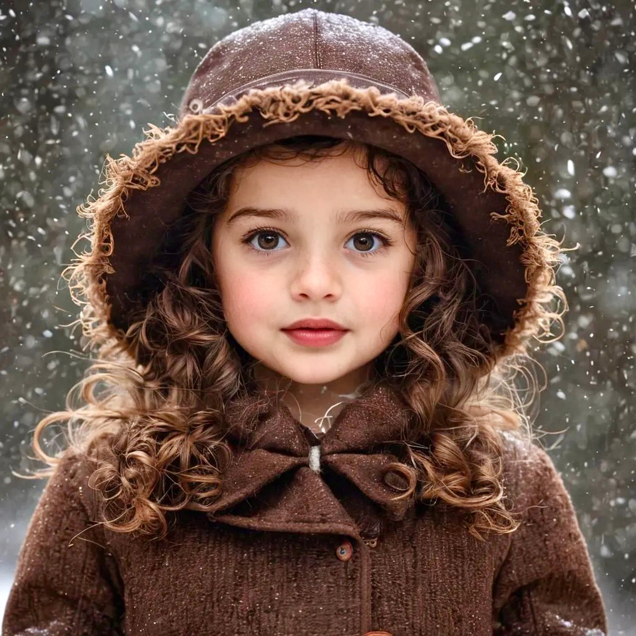 Download Girl Pretty Winter Royalty Free Stock Illustration Image