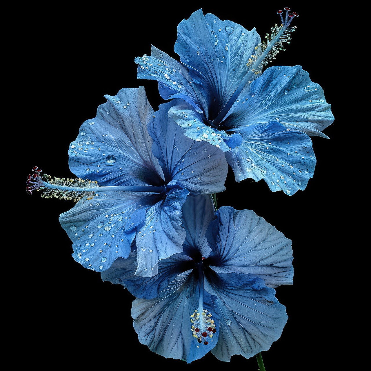 Download Ai Generated, Hibiscus, Hibiscus Flowers. Royalty-Free Stock ...