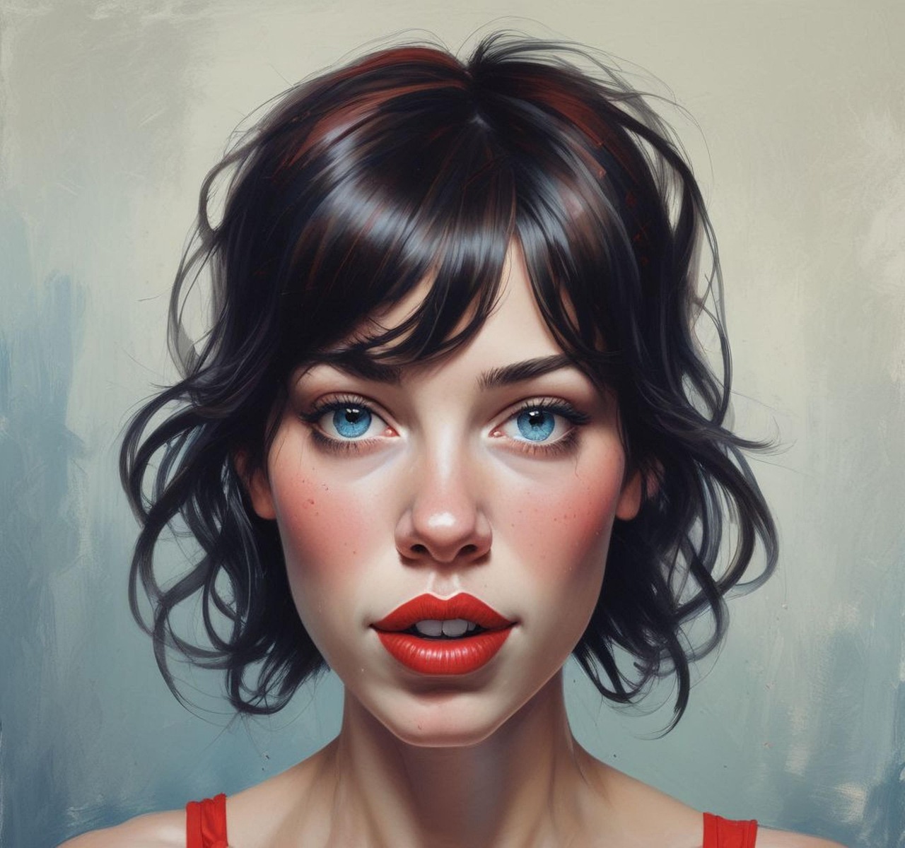 Download Ai Generated, Woman, Red Lipstick. Royalty-Free Stock Illustration Image - Pixabay